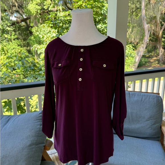 PerSeption Concept | Tops | Per Seption Concept Plum Top | Poshmark